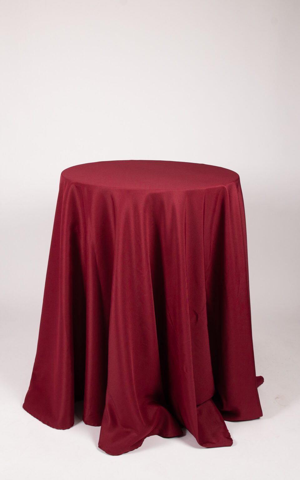 Table Cloth Classic Burgundy Polyester - Mastermind Events