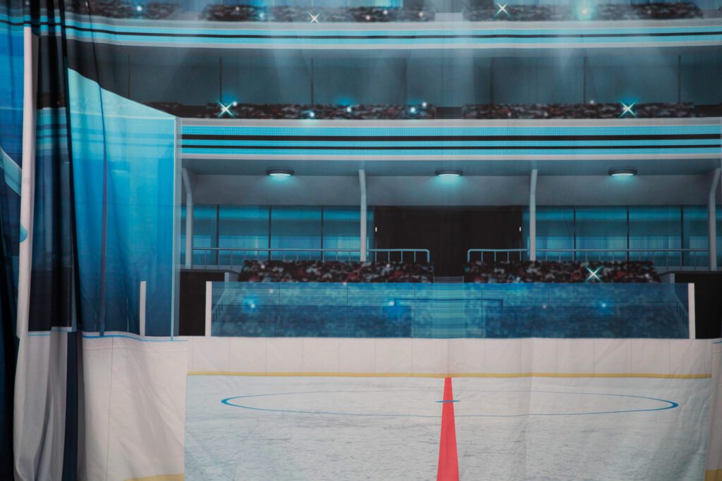 Panel Hockey Arena Backdrop - Mastermind Events